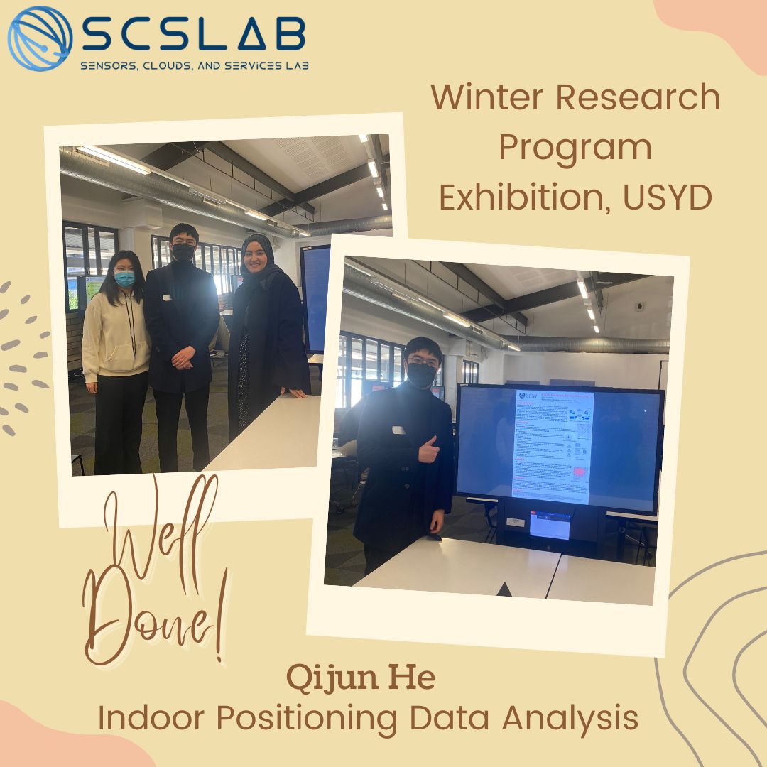 Well done to our intern Qijun He presenting his work at the winter engineering vacation research ...